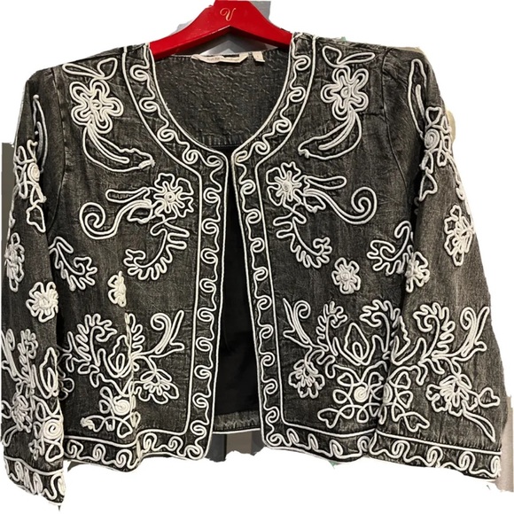 Soft Surroundings | Jackets & Coats | Soft Surroundings Black Bolero ...